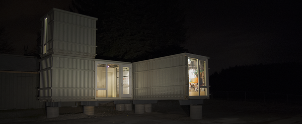 The modern juxtaposed against the old. – Ingenious Outdoor Storage Inc