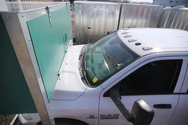 Does a big truck fit under the parking loft? Test with Dodge Ram 2500 ...