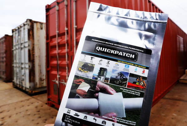 Quick patch repair for shipping containers PEEL-N-PATCH Leak solution ...