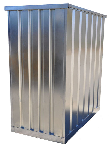 Galvanized Steel Half container - Outdoor storage container - 7' x 4 ...